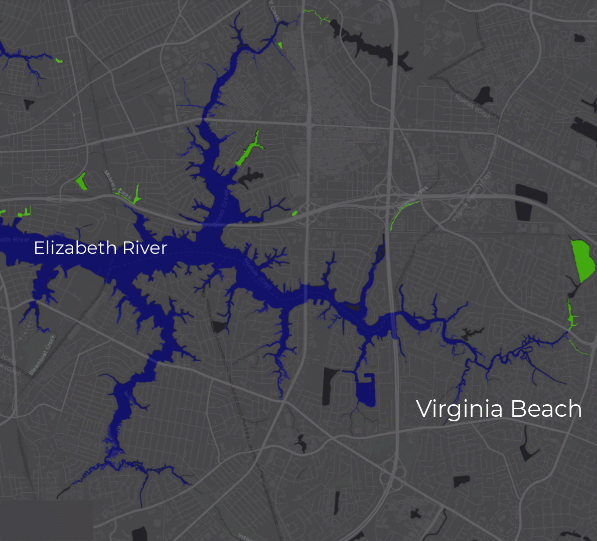 The Rising Tide: Mapping Sea Level Rise in Virginia Beach – Earth Notebook